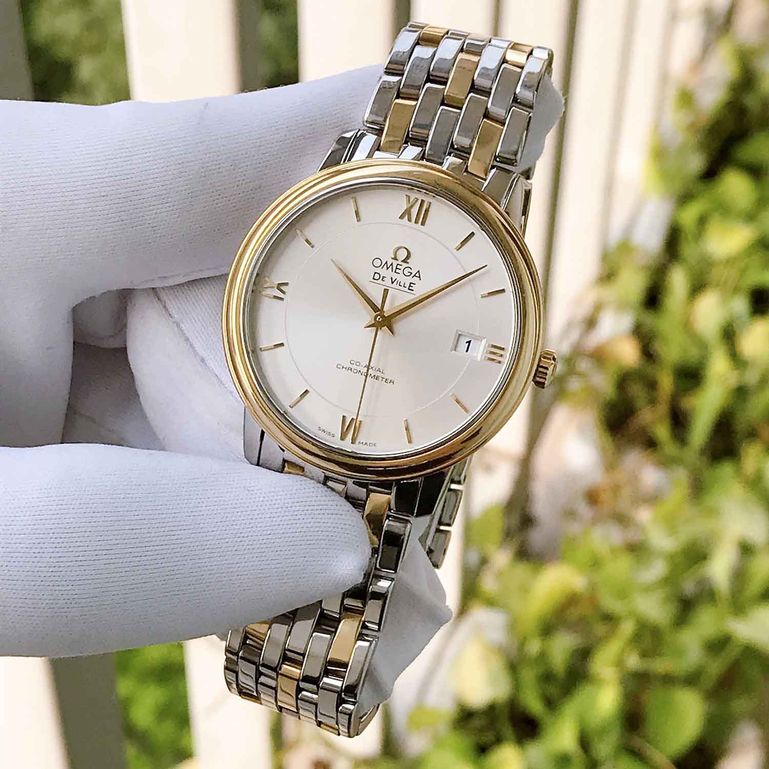 Omega De Ville Prestige Co-Axial 424.20.37.20.02.001 42420372002001 Used